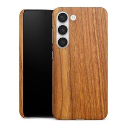 DeinDesign Galaxy S23 Handy Premium Case Smartphone Handyh&uuml;lle Schutzh&uuml;lle matt Larch Wood Wooden Look Premium Case