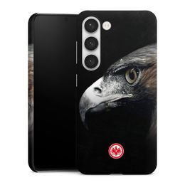 DeinDesign Galaxy S23 Handy Premium Case Smartphone Handyh&uuml;lle Schutzh&uuml;lle matt European Cup Official Licensed Product Eintracht Frankfurt Premium Case