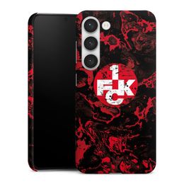 DeinDesign Galaxy S23 Handy Premium Case Smartphone Handyh&uuml;lle Schutzh&uuml;lle matt 1. Fc Kaiserslautern 1. Fck Logo Premium Case