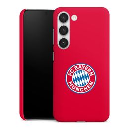 DeinDesign Galaxy S23 Handy Premium Case Smartphone Handyh&uuml;lle Schutzh&uuml;lle matt Fc Bayern M&uuml;nchen Fcb Logo Premium Case