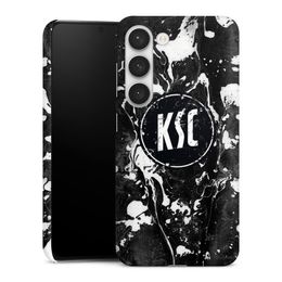 DeinDesign Galaxy S23 Handy Premium Case Smartphone Handyh&uuml;lle Schutzh&uuml;lle matt Karlsruher Sc Ksc Official Licensed Product Premium Case