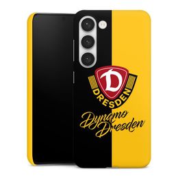 DeinDesign Galaxy S23 Handy Premium Case Smartphone Handyh&uuml;lle Schutzh&uuml;lle matt Sg Dynamo Dresden Official Licensed Product Sgd Premium Case