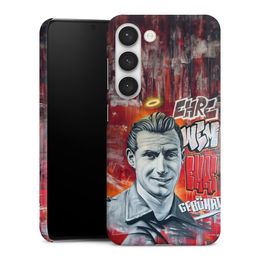 DeinDesign Galaxy S23 Handy Premium Case Smartphone Handyh&uuml;lle Schutzh&uuml;lle matt 1. Fc Kaiserslautern 1. Fck Fritz Walter Premium Case