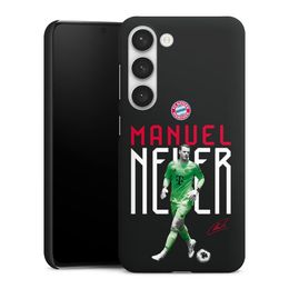 DeinDesign Galaxy S23 Handy Premium Case Smartphone Handyh&uuml;lle Schutzh&uuml;lle matt Manuel Neuer Fc Bayern M&uuml;nchen Official Licensed Product Premium Case