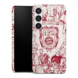 DeinDesign Galaxy S23 Handy Premium Case Smartphone Handyh&uuml;lle Schutzh&uuml;lle matt Official Licensed Product Fcb 125 Jahre Fc Bayern M&uuml;nchen Premium Case