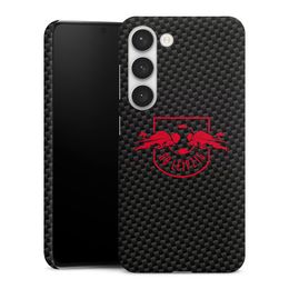 DeinDesign Galaxy S23 Handy Premium Case Smartphone Handyh&uuml;lle Schutzh&uuml;lle matt Rb Leipzig Official Licensed Product Carbon Premium Case