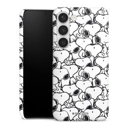 DeinDesign Galaxy S23 Handy Premium Case Smartphone Handyh&uuml;lle Schutzh&uuml;lle matt Peanuts Snoopy Muster Premium Case