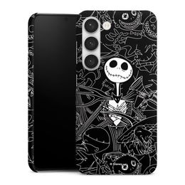 DeinDesign Galaxy S23 Handy Premium Case Smartphone Handyh&uuml;lle Schutzh&uuml;lle matt Disney Nightmare Before Christmas Halloween Premium Case