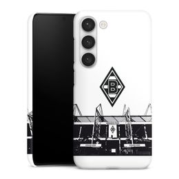 DeinDesign Galaxy S23 Handy Premium Case Smartphone Handyh&uuml;lle Schutzh&uuml;lle matt Stadium Die Fohlen Borussia M&ouml;nchengladbach Premium Case