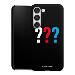 DeinDesign Galaxy S23 Handy Premium Case Smartphone Handyh&uuml;lle Schutzh&uuml;lle matt Official Licensed Product Die Drei ??? Logo Premium Case