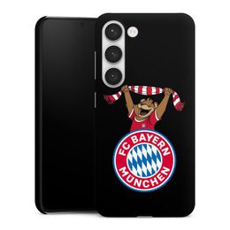 DeinDesign Galaxy S23 Handy Premium Case Smartphone Handyh&uuml;lle Schutzh&uuml;lle matt Bernie Official Licensed Product Fc Bayern M&uuml;nchen Premium Case