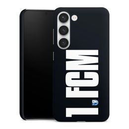 DeinDesign Galaxy S23 Handy Premium Case Smartphone Handyh&uuml;lle Schutzh&uuml;lle matt 1. Fcm 1. Fc Magdeburg Official Licensed Product Premium Case