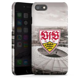 DeinDesign iPhone SE (2020) Handy Premium Case Smartphone Handyh&uuml;lle Schutzh&uuml;lle matt Official Licensed Product Stadium Vfb Stuttgart Premium Case