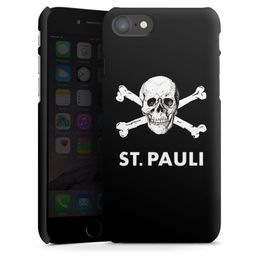 DeinDesign iPhone SE (2020) Handy Premium Case Smartphone Handyh&uuml;lle Schutzh&uuml;lle matt Official Licensed Product Fc St. Pauli Totenkopf Premium Case