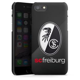 DeinDesign iPhone SE (2020) Handy Premium Case Smartphone Handyh&uuml;lle Schutzh&uuml;lle matt Lettering Sc Freiburg Logo Premium Case