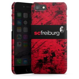 DeinDesign iPhone SE (2020) Handy Premium Case Smartphone Handyh&uuml;lle Schutzh&uuml;lle matt Official Licensed Product Sc Freiburg Logo Premium Case