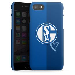 DeinDesign iPhone SE (2020) Handy Premium Case Smartphone Handyh&uuml;lle Schutzh&uuml;lle matt Fc Schalke 04 Heart Premium Case
