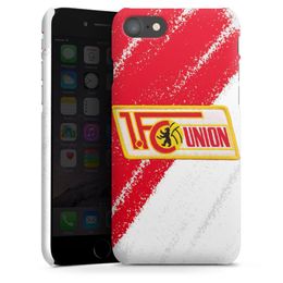 DeinDesign iPhone SE (2022) Handy Premium Case Smartphone Handyh&uuml;lle Schutzh&uuml;lle matt 1. Fc Union Berlin Logo Official Licensed Product Premium Case