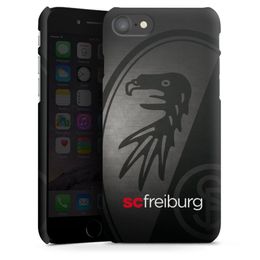 DeinDesign iPhone SE (2020) Handy Premium Case Smartphone Handyh&uuml;lle Schutzh&uuml;lle matt Sc Freiburg Official Licensed Product Metallic Look Premium Case
