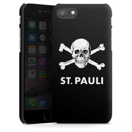 DeinDesign iPhone SE (2022) Handy Premium Case Smartphone Handyh&uuml;lle Schutzh&uuml;lle matt Official Licensed Product Fc St. Pauli Totenkopf Premium Case