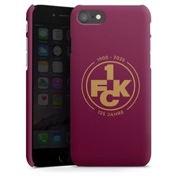 DeinDesign iPhone SE (2022) Handy Premium Case Smartphone Handyh&uuml;lle Schutzh&uuml;lle matt 125 Jahre 1. Fc Kaiserslautern 1. Fck Premium Case