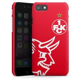DeinDesign iPhone SE (2020) Handy Premium Case Smartphone Handyh&uuml;lle Schutzh&uuml;lle matt Devil Star 1. Fc Kaiserslautern Premium Case