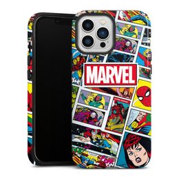 DeinDesign iPhone 13 Pro Max Handy Panzer Handyh&uuml;lle robuste Outdoor H&uuml;lle Schutzh&uuml;lle gl&auml;nzend Muster Comic Marvel Tough Case