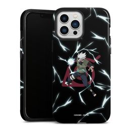DeinDesign iPhone 13 Pro Max Handy Panzer Handyh&uuml;lle robuste Outdoor H&uuml;lle Schutzh&uuml;lle gl&auml;nzend Naruto Shippuden Official Licensed Product Kakashi Tough Case