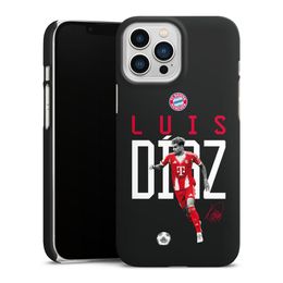 DeinDesign iPhone 13 Pro Max Handy Premium Case Smartphone Handyh&uuml;lle Schutzh&uuml;lle matt Fc Bayern M&uuml;nchen Official Licensed Product Luis Diaz Premium Case
