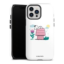 DeinDesign iPhone 13 Pro Max Handy Panzer Handyh&uuml;lle robuste Outdoor H&uuml;lle Schutzh&uuml;lle gl&auml;nzend Snoopy Dog Official Licensed Product Tough Case