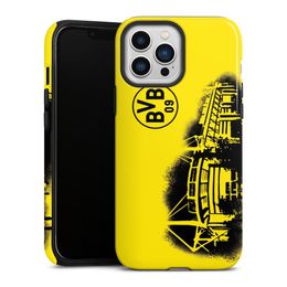 DeinDesign iPhone 13 Pro Max Handy Panzer Handyh&uuml;lle robuste Outdoor H&uuml;lle Schutzh&uuml;lle gl&auml;nzend Stadium Bvb Borussia Dortmund Tough Case