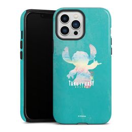 DeinDesign iPhone 13 Pro Max Handy Panzer Handyh&uuml;lle robuste Outdoor H&uuml;lle Schutzh&uuml;lle gl&auml;nzend Lilo & Stitch Official Licensed Product Disney Tough Case