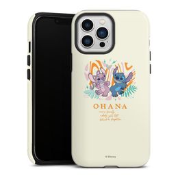 DeinDesign iPhone 13 Pro Max Handy Panzer Handyh&uuml;lle robuste Outdoor H&uuml;lle Schutzh&uuml;lle gl&auml;nzend Official Licensed Product Lilo & Stitch Disney Tough Case