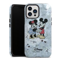 DeinDesign iPhone 13 Pro Max Handy Panzer Handyh&uuml;lle robuste Outdoor H&uuml;lle Schutzh&uuml;lle gl&auml;nzend Vintage Disney Tough Case