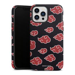 DeinDesign iPhone 13 Pro Max Handy Panzer Handyh&uuml;lle robuste Outdoor H&uuml;lle Schutzh&uuml;lle gl&auml;nzend Akatsuki Official Licensed Product Naruto Shippuden Tough Case
