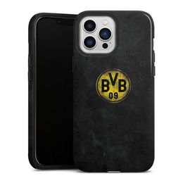 DeinDesign iPhone 13 Pro Max Handy Panzer Handyh&uuml;lle robuste Outdoor H&uuml;lle Schutzh&uuml;lle gl&auml;nzend Bvb Borussia Dortmund Merchandise Tough Case