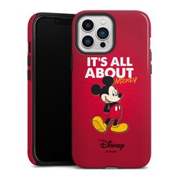 DeinDesign iPhone 13 Pro Max Handy Panzer Handyh&uuml;lle robuste Outdoor H&uuml;lle Schutzh&uuml;lle gl&auml;nzend Disney Official Licensed Product Mouse Tough Case