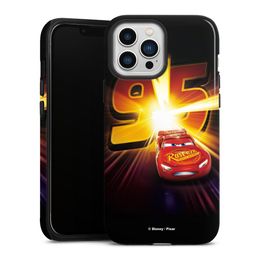 DeinDesign iPhone 13 Pro Max Handy Panzer Handyh&uuml;lle robuste Outdoor H&uuml;lle Schutzh&uuml;lle gl&auml;nzend Official Licensed Product Cars Lightning Mcqueen 95 Tough Case