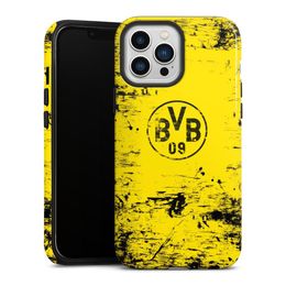 DeinDesign iPhone 13 Pro Max Handy Panzer Handyh&uuml;lle robuste Outdoor H&uuml;lle Schutzh&uuml;lle gl&auml;nzend Bvb Official Licensed Product Borussia Dortmund Tough Case