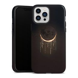 DeinDesign iPhone 13 Pro Max Handy Panzer Handyh&uuml;lle robuste Outdoor H&uuml;lle Schutzh&uuml;lle gl&auml;nzend Full Moon Moon Light Tough Case