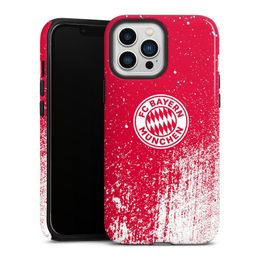 DeinDesign iPhone 13 Pro Max Handy Panzer Handyh&uuml;lle robuste Outdoor H&uuml;lle Schutzh&uuml;lle gl&auml;nzend Fcb Fc Bayern M&uuml;nchen Official Licensed Product Tough Case