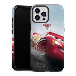 DeinDesign iPhone 13 Pro Max Handy Panzer Handyh&uuml;lle robuste Outdoor H&uuml;lle Schutzh&uuml;lle gl&auml;nzend Lightning Mcqueen 95 Official Licensed Product Cars Tough Case