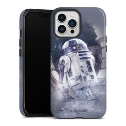 DeinDesign iPhone 13 Pro Max Handy Panzer Handyh&uuml;lle robuste Outdoor H&uuml;lle Schutzh&uuml;lle gl&auml;nzend Robot Merchandise Star Wars Tough Case