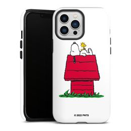 DeinDesign iPhone 13 Pro Max Handy Panzer Handyh&uuml;lle robuste Outdoor H&uuml;lle Schutzh&uuml;lle gl&auml;nzend Snoopy Peanuts Official Licensed Product Tough Case