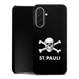 DeinDesign Galaxy A36 5G Handy Premium Case Smartphone Handyh&uuml;lle Schutzh&uuml;lle matt Totenkopf Fc St. Pauli Official Licensed Product Premium Case