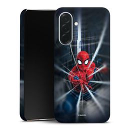 DeinDesign Galaxy A36 5G Handy Premium Case Smartphone Handyh&uuml;lle Schutzh&uuml;lle matt Kinofilm Marvel Spiderman Premium Case
