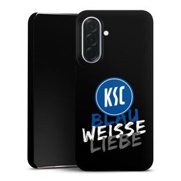 DeinDesign Galaxy A36 5G Handy Premium Case Smartphone Handyh&uuml;lle Schutzh&uuml;lle matt Ksc Karlsruher Sc Official Licensed Product Premium Case