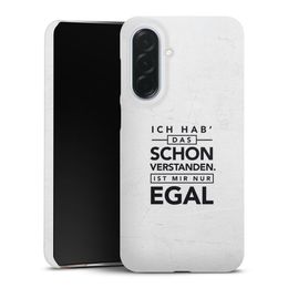 DeinDesign Galaxy A36 5G Handy Premium Case Smartphone Handyh&uuml;lle Schutzh&uuml;lle matt Spruch Sayings Statement Premium Case