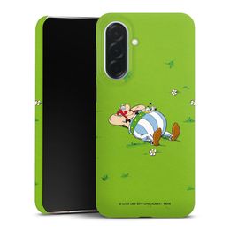 DeinDesign Galaxy A36 5G Handy Premium Case Smartphone Handyh&uuml;lle Schutzh&uuml;lle matt Asterix Official Licensed Product Obelix Premium Case