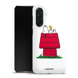 DeinDesign Galaxy A36 5G Handy Premium Case Smartphone Handyh&uuml;lle Schutzh&uuml;lle matt Snoopy Peanuts Official Licensed Product Premium Case